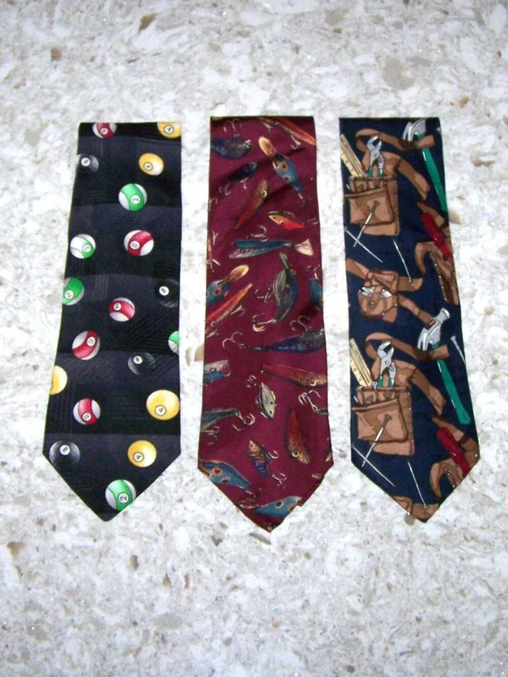 Accessories | Mens Necktie Set Pool Fishing Tools Ties | Poshmark